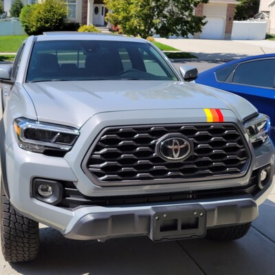 Many Colors & Sizes Retro Racing Stripes Rainbow Vinyl Die Cut Decal ...