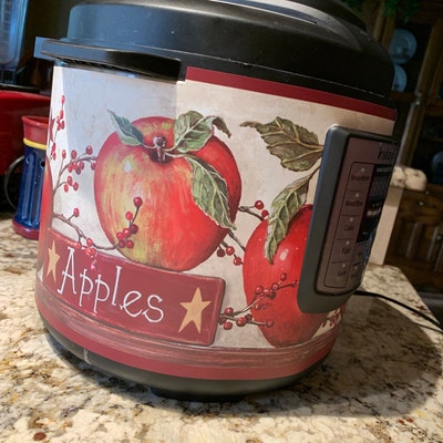 Red Apples Wrap Instant Pot Wrap. Premium Non-adhesive Waterproof Wrap ...