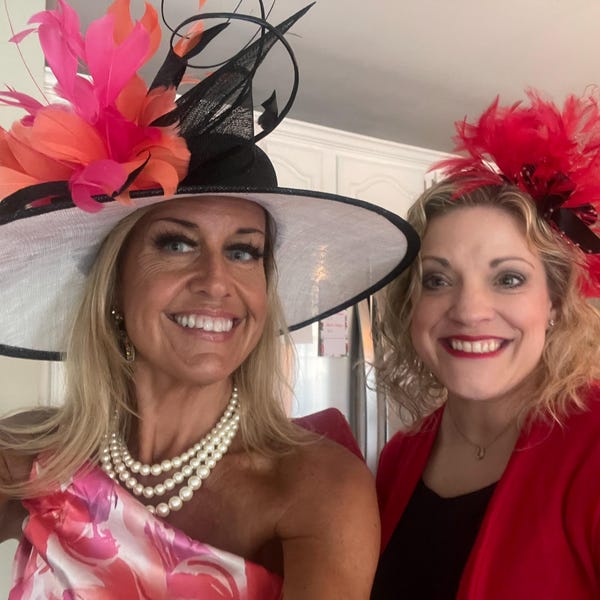 M489V ( Black Hat )kentucky Derby Hat, Church Hat, Wedding Hat, Easter Hat, Tea Party Hat ...