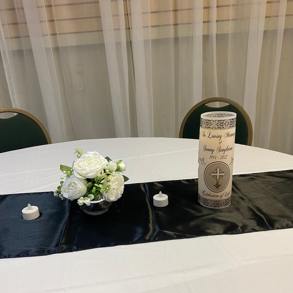 12 Personalized Memorial Funeral, Celebration of Life Table Decoration ...