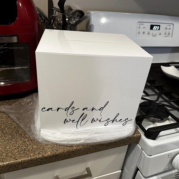 Personalized Wedding Card Box, Large Card Box for Weddings, Wedding ...