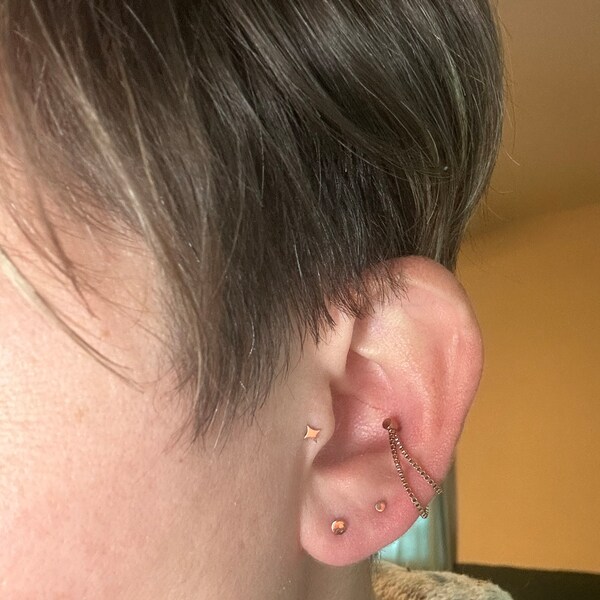 NEW ‣ BEATTI Draping Chain Collection! Double Chain Theadless End ...