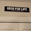 Bros for Life Sign, Custom Boy Brothers Name Bedroom Sign, Personalized ...