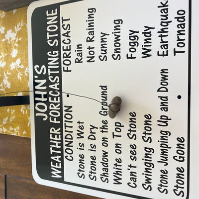 Weather Forecasting, Sign, Weather, Boulder, Stone, Rock, Weather ...