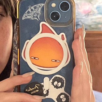 Blue Flame and Howl's Moving Castle Quote Sticker Fire - Etsy Canada