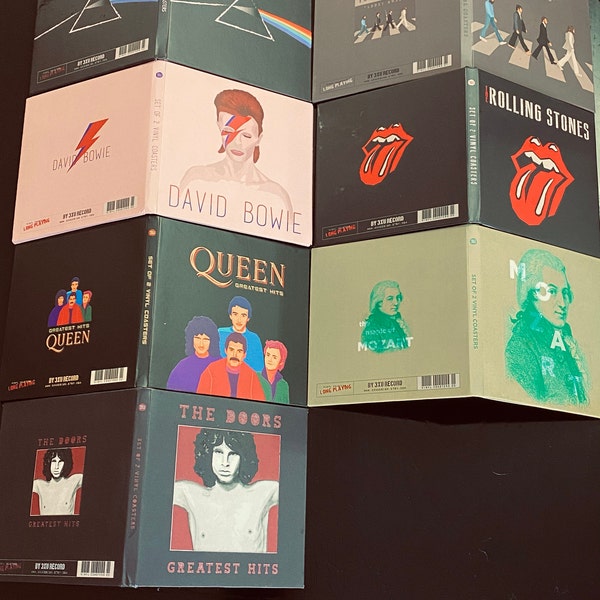 Mozart Vinyl Record Coasters, Set of 2, Mozart Lover, Classical Music ...