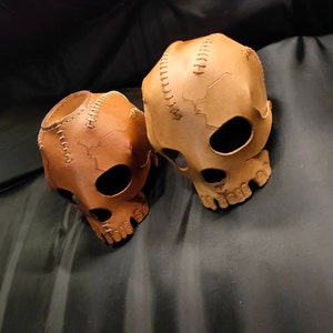 Skull Leather Pattern PDF by Leatherhubpatterns - Etsy