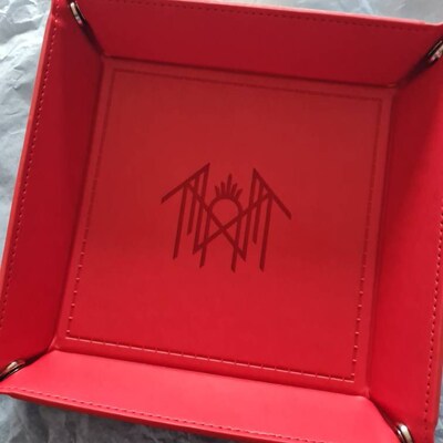 Unique Personalized Leather Dice Tray Gift for Dnd Game Lover, Table ...