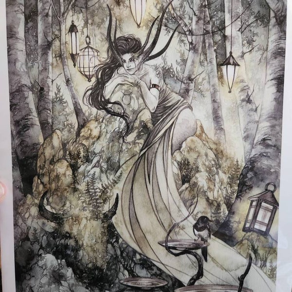 A Guide to Woodland Fae Poster - Etsy