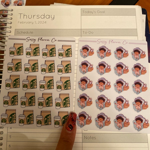 Keke Bath Time Character Planner Stickers, Activity Planner Stickers - Etsy