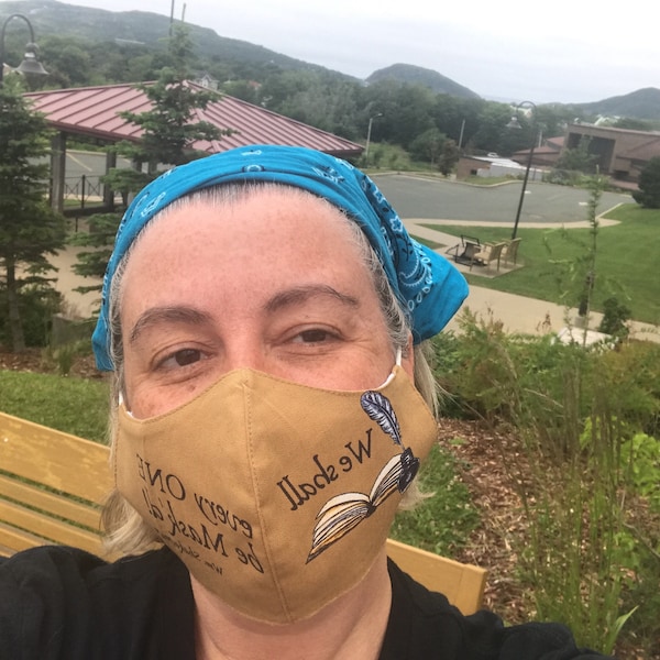 Literary Face Mask - Shakespeare - Floral - 100% Premium Cotton With ...