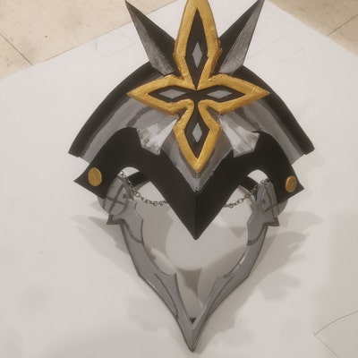 Genshin Impact Cosplay Prop Il Capitano's Mask the Captain Fatui ...