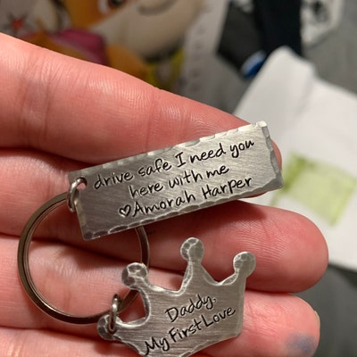 Drive Safe Keychain, Daddy Daughter Gift, Gift From Daughter, Gift for ...