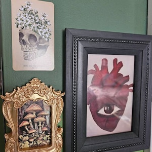 Gothic Wall Art Oddities and Curiosities AI Framed Wall Hanging Dark ...