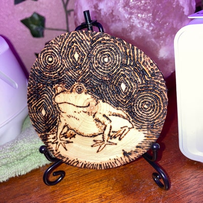 Fairy Tale Cottage Fairy Cottage Pyrography Folk Art - Etsy