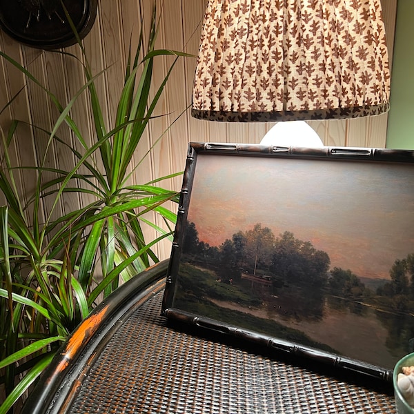Exotic Thin Bamboo Picture Frame, Tropical Beach Tiki Custom Frames for ...