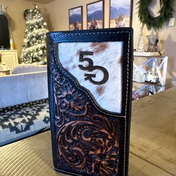 Wedding cards & Gifts Sign custom Cowhide Branded Sign Personalized ...