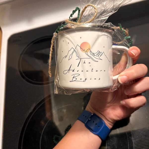 Tally Marks Tin Year Anniversary Gift Mug | Personalized 10th Wedding ...