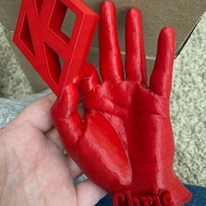 Personalized Kappa Alpha Psi Hand | Etsy