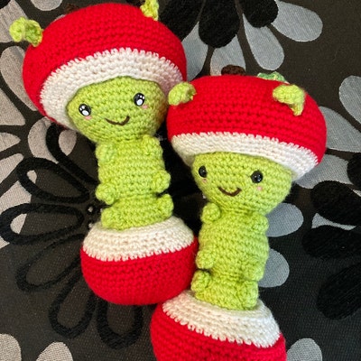 Mini Monster-keychain Version Crochet Pattern by Aquariwool - Etsy