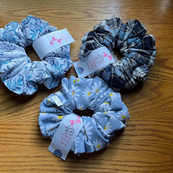 Large Satin Scrunchie, Emerald Green Elastic Hair Tie, Hair Fashion ...