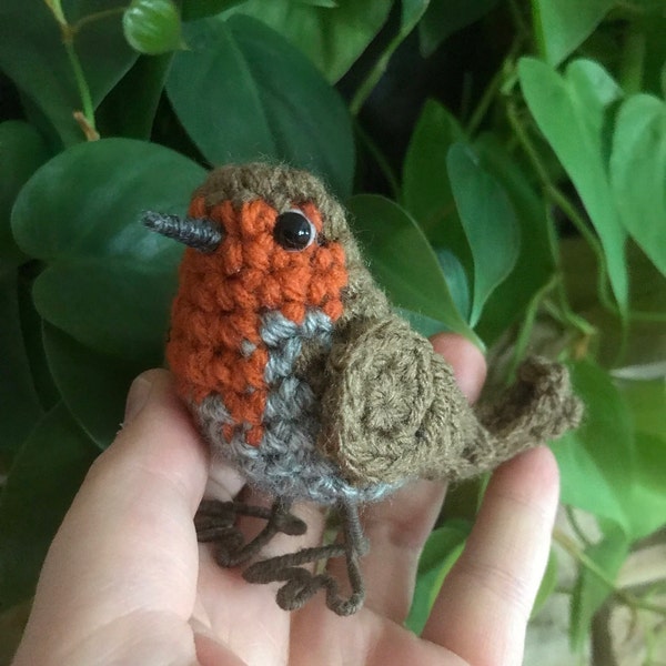 Crochet Little European Robin | Crochet Amigurumi | Crochet Plush Toy ...