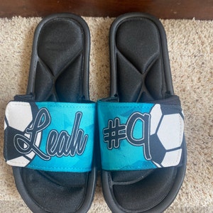 Personalized Custom Basketball Slides Flip Flops Sandals | Etsy