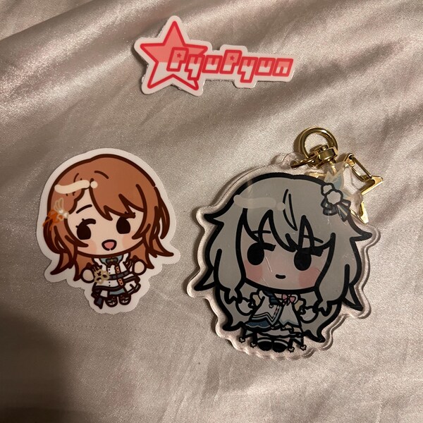 Project Sekai Keychains Vocaloid More More Jump Minori Hanasato Haruka ...