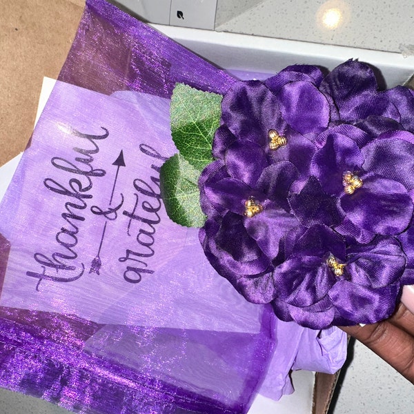 New Violet Cluster #4 Inspired by the African Violet Flower - Etsy