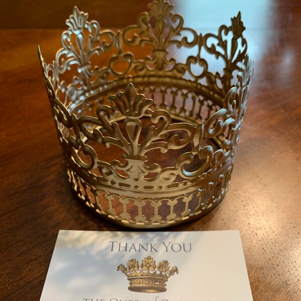 Crown Cake Topper, Gold Crown for Wedding Cake Topper. Mini Crown ...