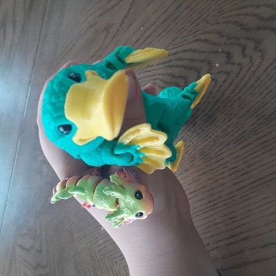 Platypus Large Articulated 3D Printed Figure Posable Desktop Companion ...