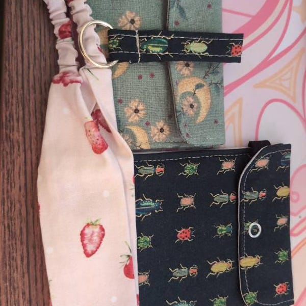 Sage Moon Triangle Hair Scarf in Green With Crescent Moons and Leaves ...