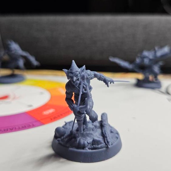 Kraken & Fish-folk Rider Miniature Artisan Guild Sea Monster Model ...