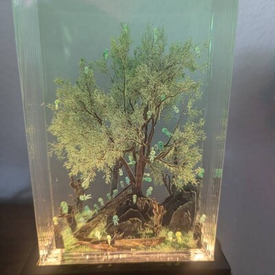 Jellyfish Swarm Resin Desk Light Underwater Epoxy Lamp Scuba ...