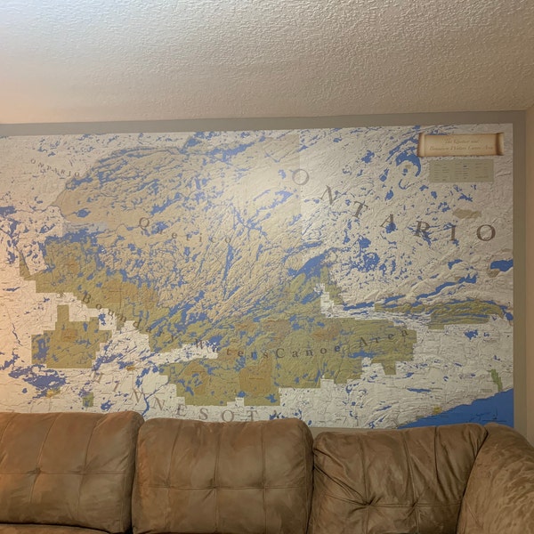 Large Ireland Wall Map Print 24x24 or 36"x41", Not AI Designed, Satin ...