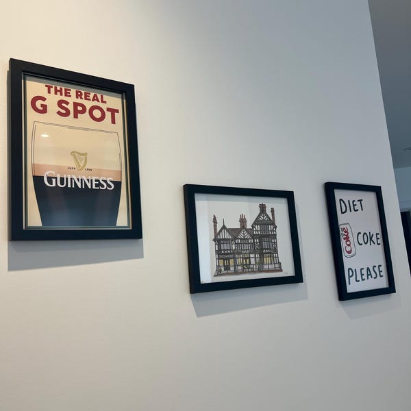 Split the G Poster, Funny Rude Print, Irish Stout Art, Birthday ...