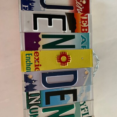 License Plate Name Sign, Gifts for Kids, Childrens Gifts, Dorm Room ...