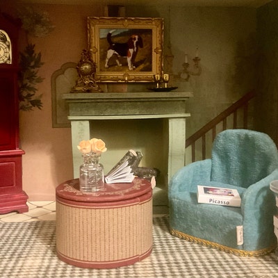 Victorian Garden Miniature Dollhouse Art Picture 8039 - Etsy