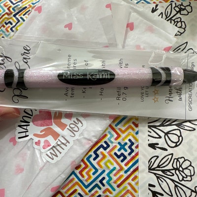 Marker Personalized Glitter Pen, Inkoy Glitter Pen, Personalized Pen ...
