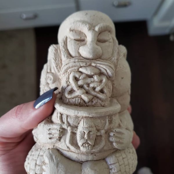 Dagda Statue Altar Totem Celtic God - Etsy