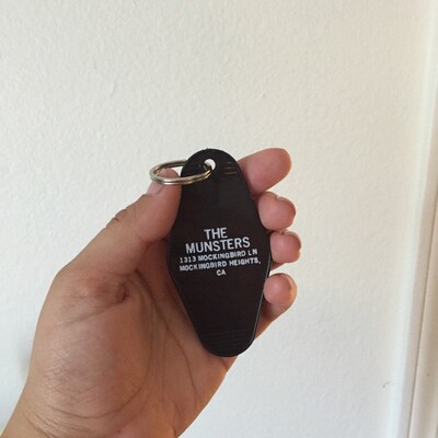 The MUNSTERS Television Series Mockingbird Lane Inspired Keytag - Etsy