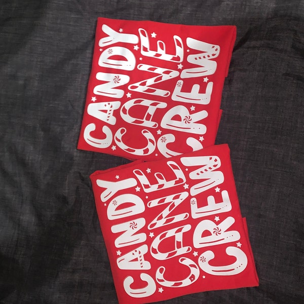 Candy Cane Crew SVG PNG: Christmas T-shirt Design (digital Download) - Etsy