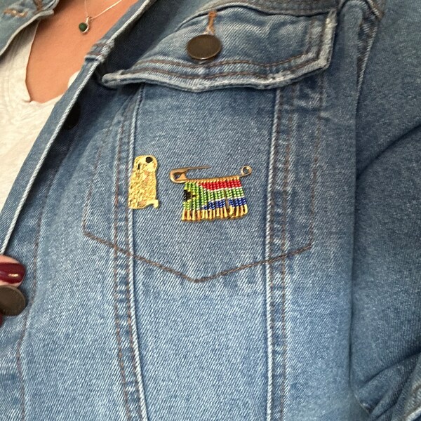 Smiley Face Pin Emoji Beaded Pin Safety Pin Jewelry Happy Face Pin ...