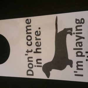 Dachshund Wiener Dog Sign. Free US Shipping. Dry Erase Board. Doxie ...