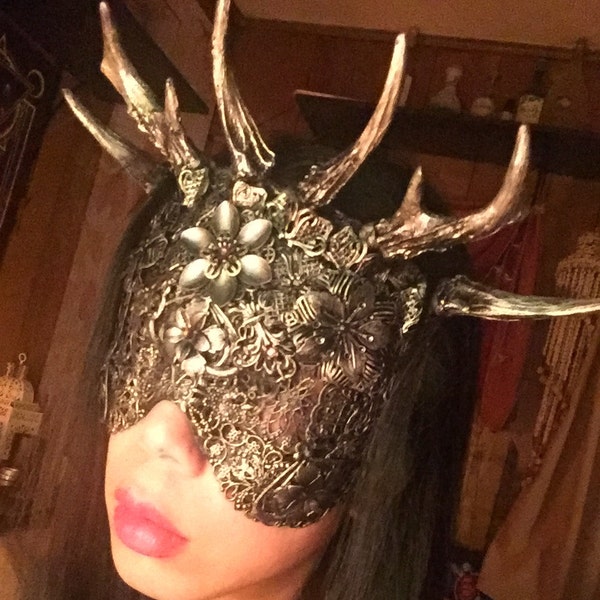 Horned Crown Blind Mask - Etsy