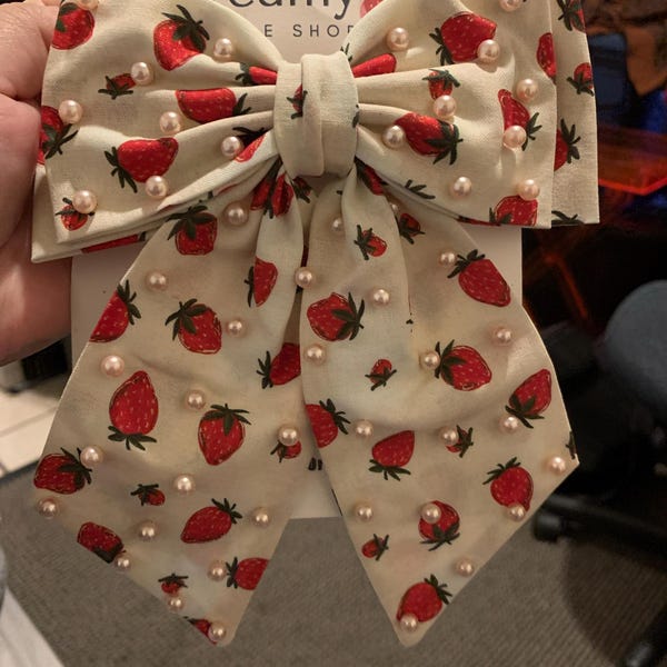 Daisy Hair Bows, Women Hair Bows, Spring Hair Bows, Coquette Hair Bows ...