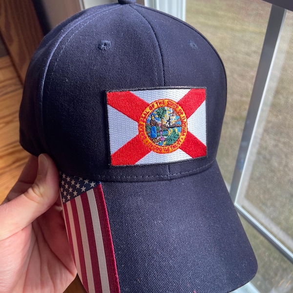 US American Flag Trucker Hat USA Mesh Snapback Cap Individually ...
