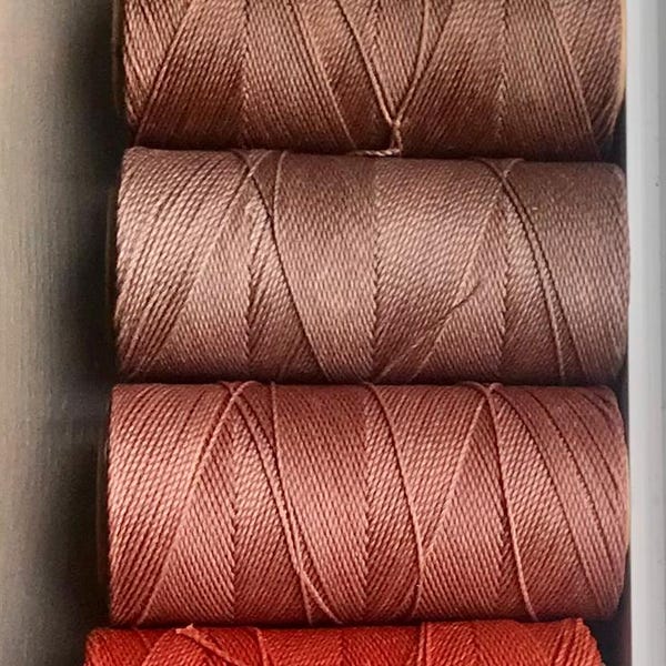 140 Colors – 90ft Linhasita 1mm Waxed Polyester Cord, Waxed Thread ...