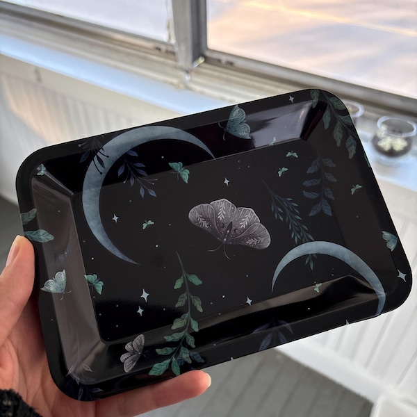 Mystery Rolling Trays - Metal Rolling Tray - Unique Design Tray - Small ...