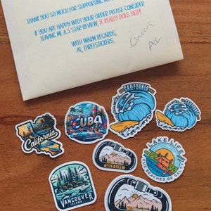 South Korea, Stickers, Weatherproof Sticker, Travel Journal, Suitcase ...